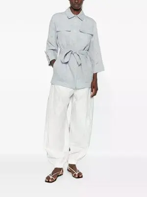 Peserico Belted Overshirt
