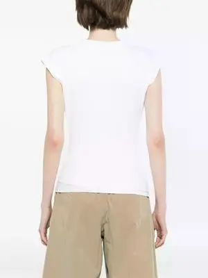Alexander Wang Twist-bust Layered Tank - White