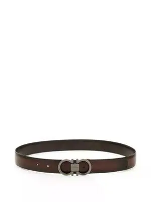 FERRAGAMO Reversible And Adjustable Gancini Belt