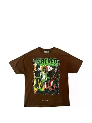 BETTER WITH AGE Graphic-print T-shirt - Brown