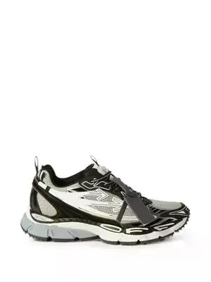 Off-White Arrows-patch Panelled Low-top Sneakers - Grey