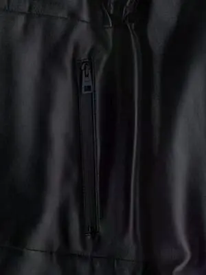 Givenchy Elasticated-waist Leather Jacket