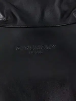 Givenchy Elasticated-waist Leather Jacket