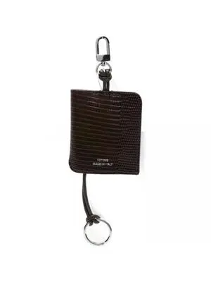 TOTEME Leather Keyring - Brown