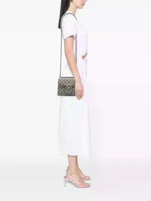 Gucci Gg Supreme Dionysus Crossbody Bag - Neutrals