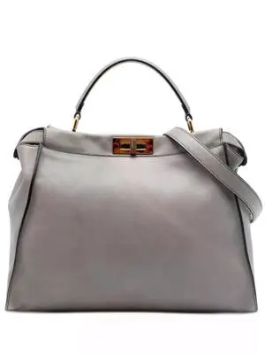 Fendi Large Calfskin Peekaboo Satchel