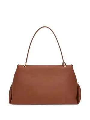 FERRAGAMO Gancini Handbag - Brown
