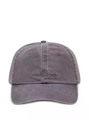 Stone Island Embroidered Logo Baseball Cap - Grey