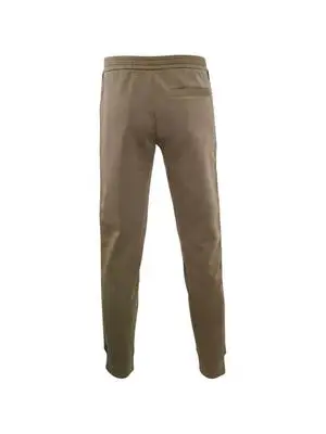 Emporio Armani Logo-striped Track Pants - Neutrals