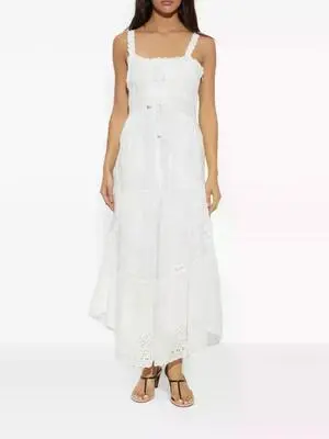 Ulla Johnson Broderie Anglaise Maxi Dress - White