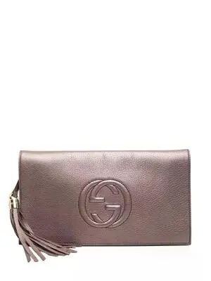 Gucci Metallic Clutches