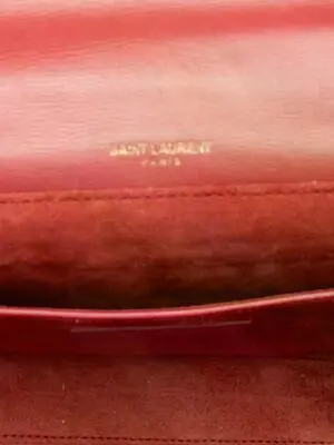 Saint Laurent Bellechasse Medium Bag - Red