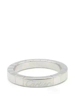 Cartier 18k White Gold Lanière Ring