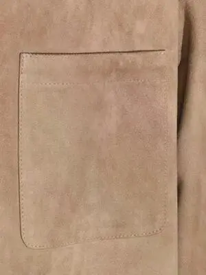Canali Suede Chest-pocket Jacket
