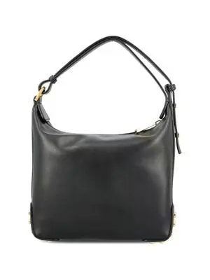 TOD'S Mini Metal Dots Leather Tote Bag - Black