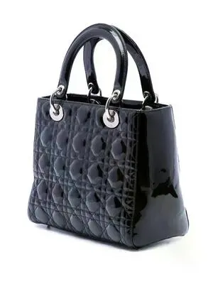 Dior Patent Cannage Lady Satchel