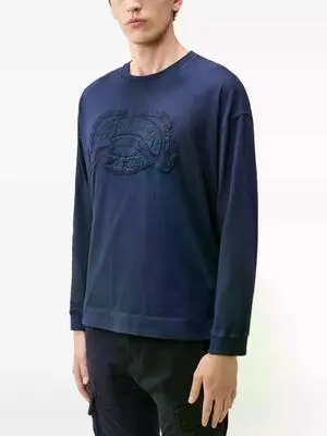 C.P. COMPANY Embroidered-logo Long-sleeve T-shirt