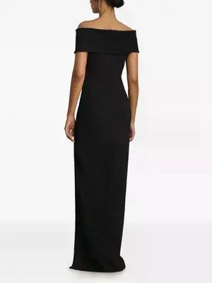 Ralph Lauren Off-the-shoulder Crisscross Maxi Dress