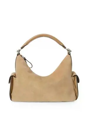 Ralph Lauren Mini Blaike Suede Shoulder Bag
