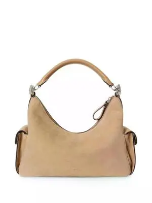 Ralph Lauren Mini Blaike Suede Shoulder Bag