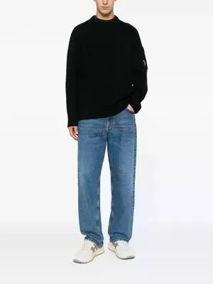 C.P. COMPANY Logo-patch Knitted Sweater