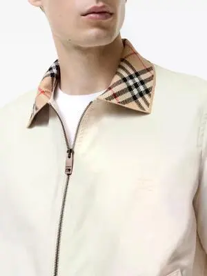 Burberry Gabardine Glenfields Bomber Jacket
