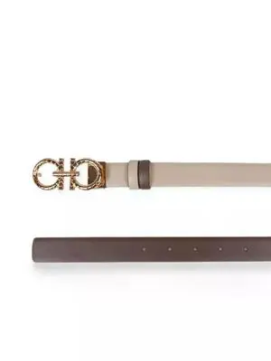FERRAGAMO Gancini Reversible Leather Belt