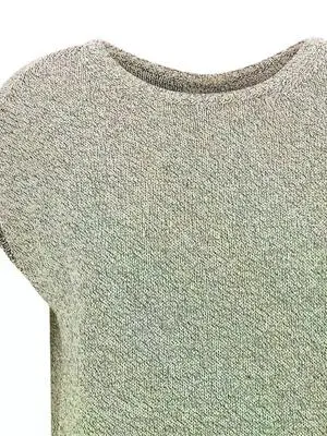KANGRA Sequin Embellished Open-back Sweater - Neutrals