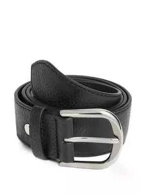 COCCINELLE Erika Pebbled Leather Belt - Black