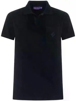 Ralph Lauren Purple Label Short-sleeve Polo Shirt - Black