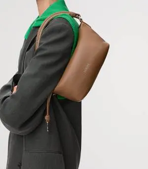 Loewe Nappa Leather Cala Top-handle Bag - Beige