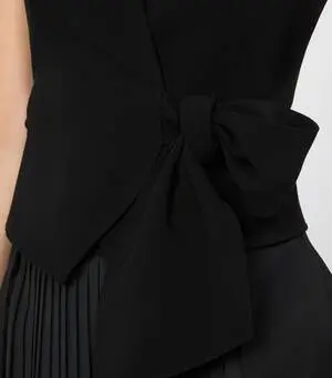 Max Mara Belted Waistcoat - Black