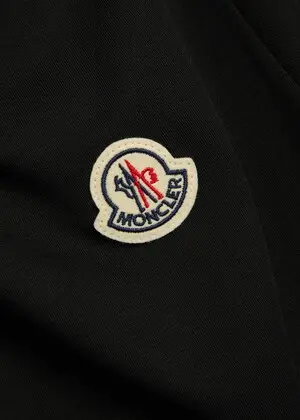 Moncler Logo Cotton T-shirt - Black