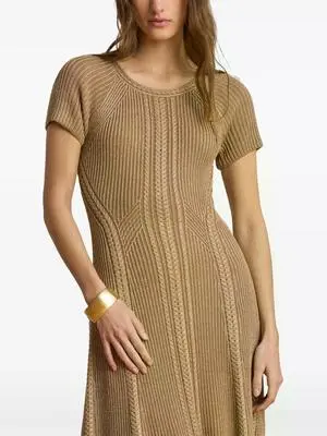 Ralph Lauren Cable Knit Midi Dress