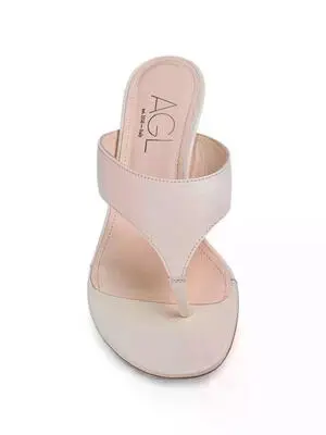 Agl Astrid Leather Sandals - Neutrals