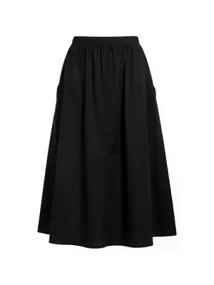 Black Label Elasticated A-line Midi Skirt