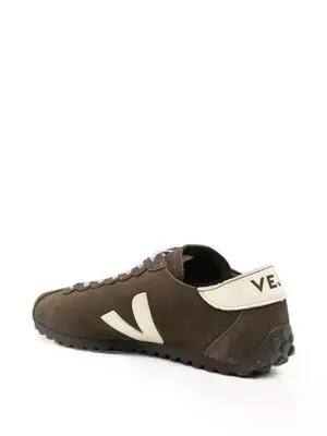 VEJA Suede Logo Sneakers - Brown