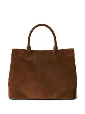 Ralph Lauren Marcy Suede Tote Bag