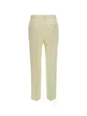 Alberto Biani Tailored Trousers With Pressed Crease - Neutrals