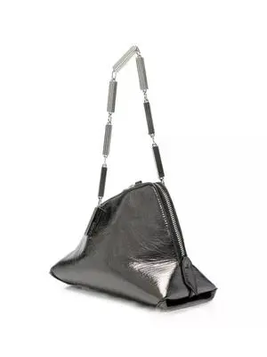 Attico La Scala Metallic-effect Chain-link Tote Bag - Grey