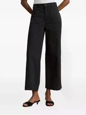 Ralph Lauren Stretch-cotton Wide-leg Trousers