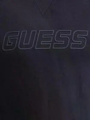 Guess Logo-embossed Raglan-sleeve Sweater