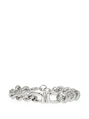 FERRAGAMO Gancini Chain Bracelet - Silver