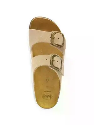 DR. SCHOLL'S SHOES Noelle Suede Sandals - Neutrals