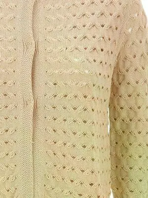 KANGRA Textured Knit Cotton Cardigan