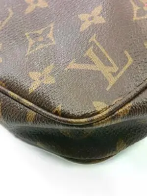 LOUIS VUITTON 2015 Monogram V Pochette Accessories Tote Bag - Brown