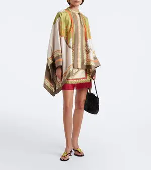 La DoubleJ Printed Silk Twill Foulard Shirt - Multicoloured