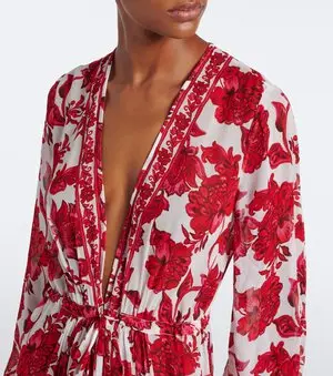 ALEXANDRA MIRO Clementine Floral Maxi Dress