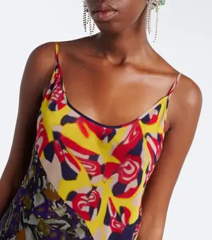 Dries Van Noten Asymmetrical Printed Top