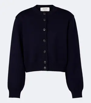 RÓHE Wool-blend Cardigan - Blue
